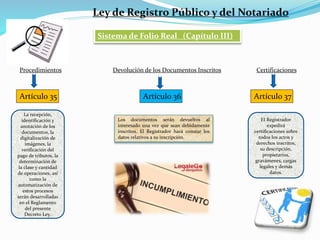 Registro notarial (slide share) | PPTX