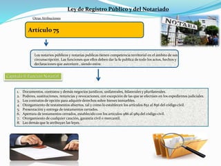 Registro notarial (slide share) | PPT