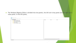 Windows Registry Forensics - Artifacts | PPTX