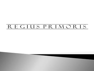 Plan Pemasaran Regius Primoris | PPTX