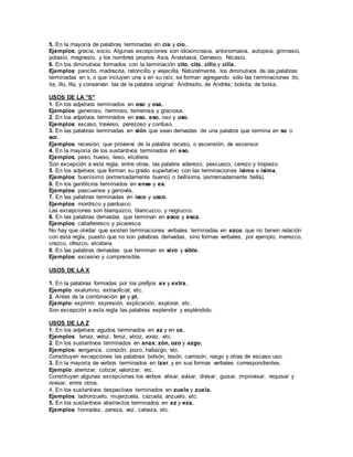 Regla ortograficas | DOCX