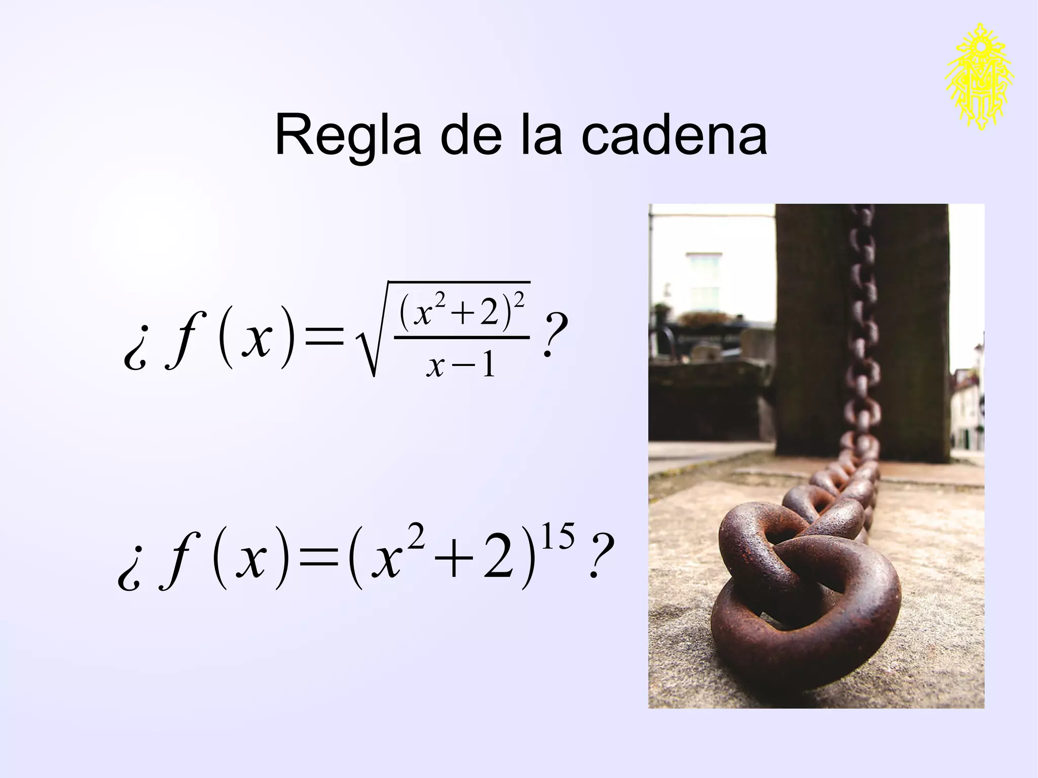 Regla de la cadena | PPT | Free Download