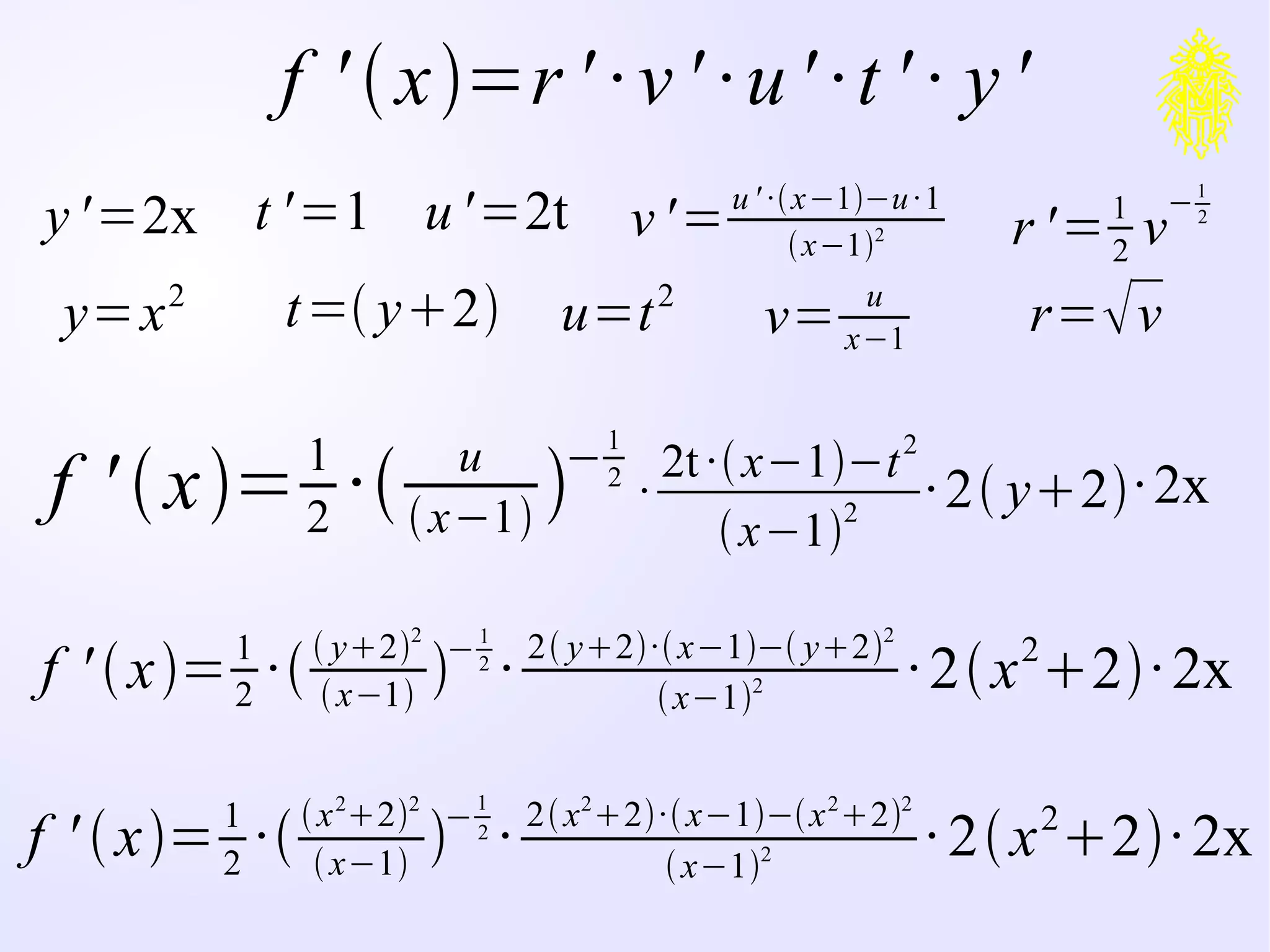 Regla de la cadena | PDF