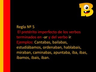 Regla B y V | PPTX