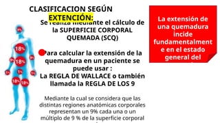 REGLA DEL 9 % usado en quemaduras adulto y niños .pptx