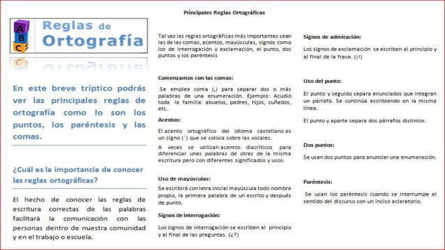 Regla de ortografia | PPTX