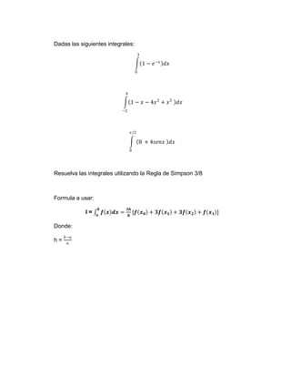 Regla de simpson | PDF | Physics | Science
