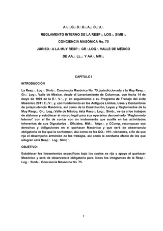 Reglamento aprobado | PDF