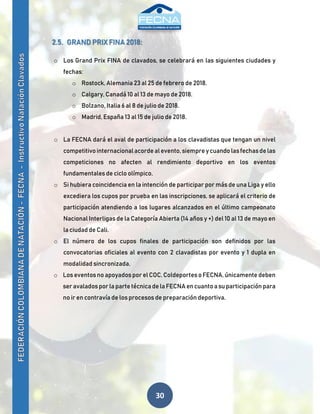 Reglamento clavados 2018 | PDF