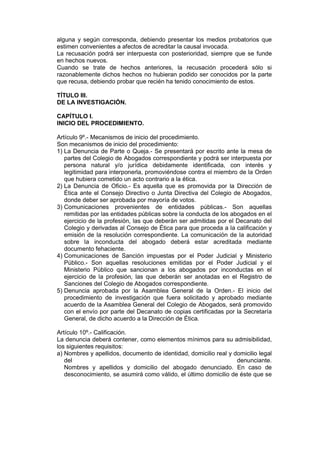 Reglamento cod eti | PDF