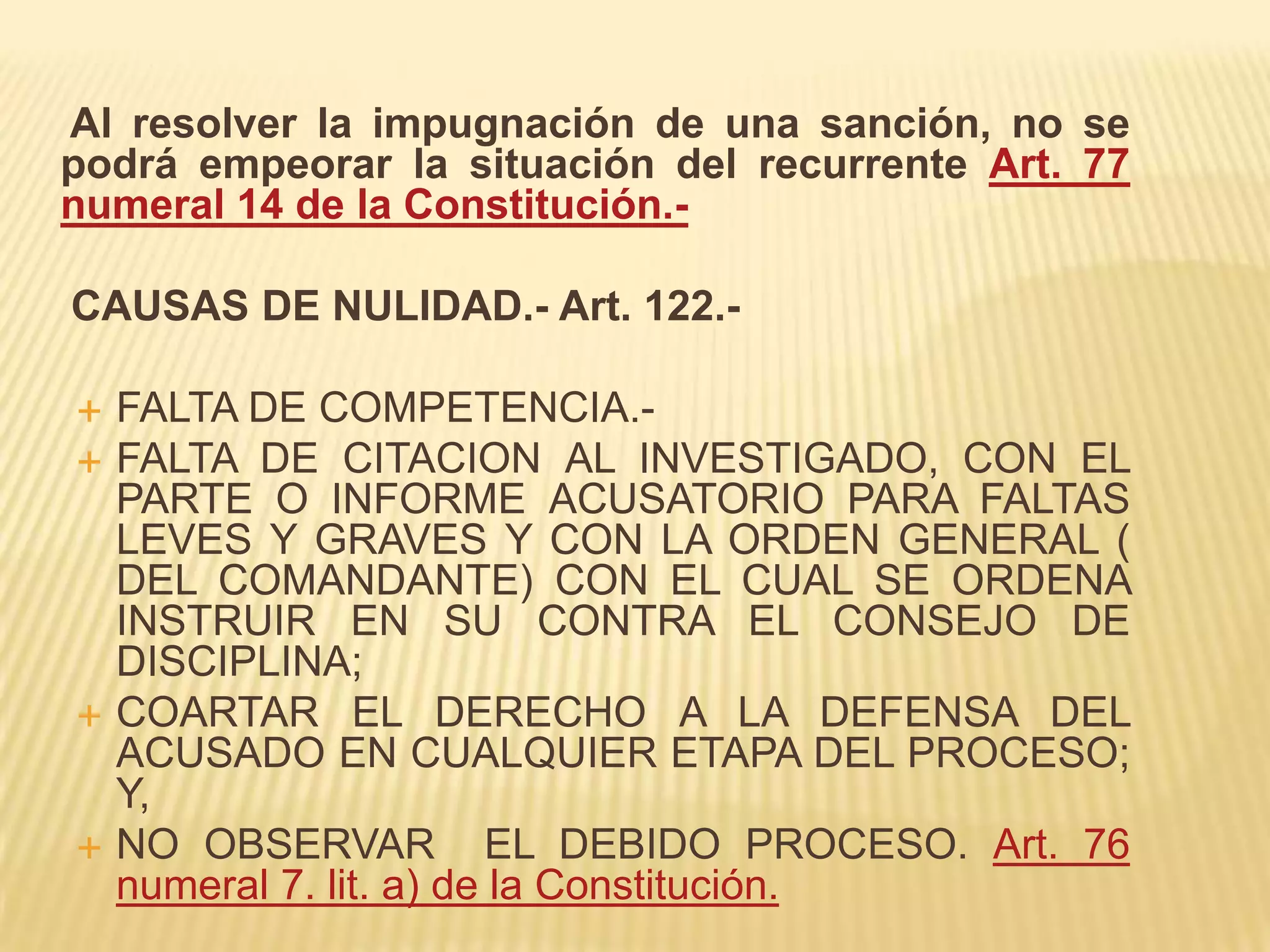 Reglamento de disciplina militar | PPTX