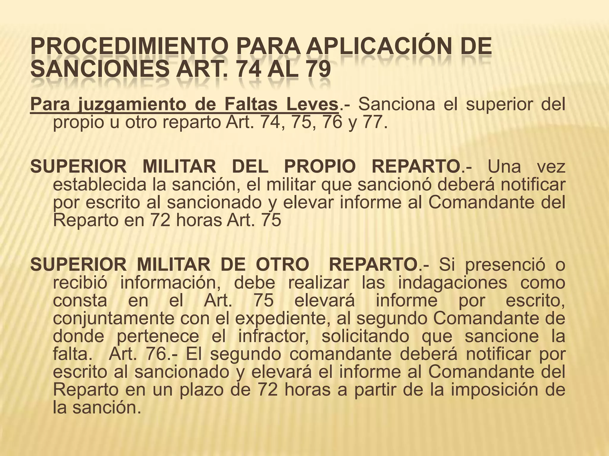 Reglamento de disciplina militar | PPTX