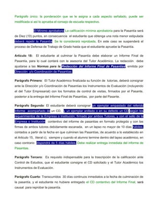 Reglamento de pasantias modificado[1] | DOC