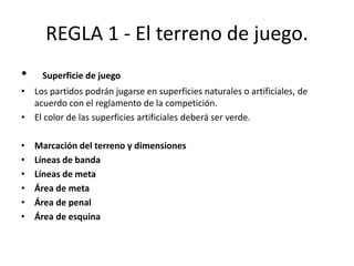 Reglamento futbol | PPTX