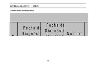 NTC 3701 Guía para la clasificación, registro y estadísticas de ...