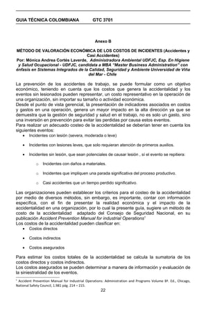 NTC 3701 Guía para la clasificación, registro y estadísticas de ...