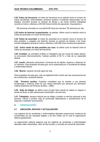 NTC 3701 Guía para la clasificación, registro y estadísticas de ...