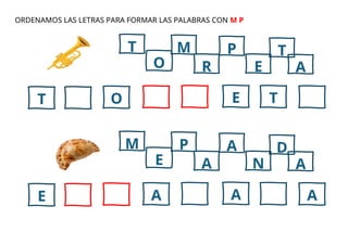 REGLA ORTOGRAFICA DE PALABRAS CON MP Y ,MB | PPT