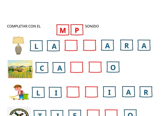 REGLA ORTOGRAFICA DE PALABRAS CON MP Y ,MB | PPT