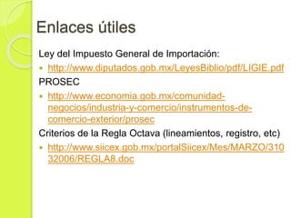 Regla octava. Comercio exterior | PPTX