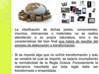Regla octava. Comercio exterior | PPTX
