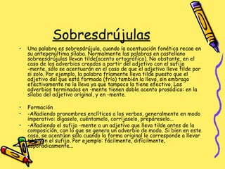 Reglas AcentuacióN | PPT