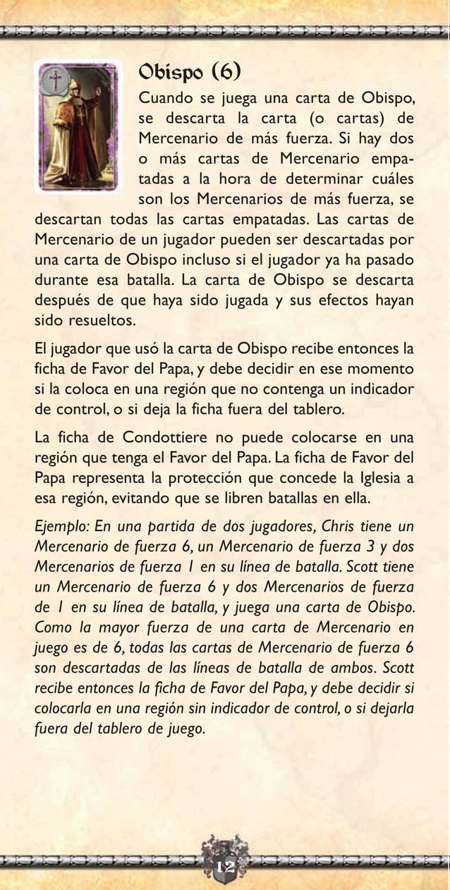 Reglas condottiere | PDF | Free download