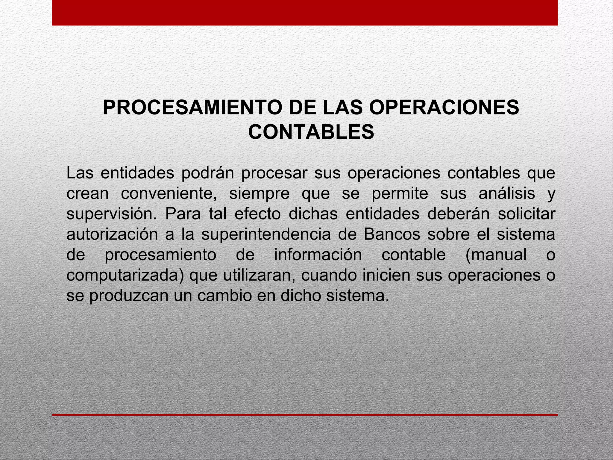 Reglas contables y_generales de los bancos | PPT | Business Accounting ...