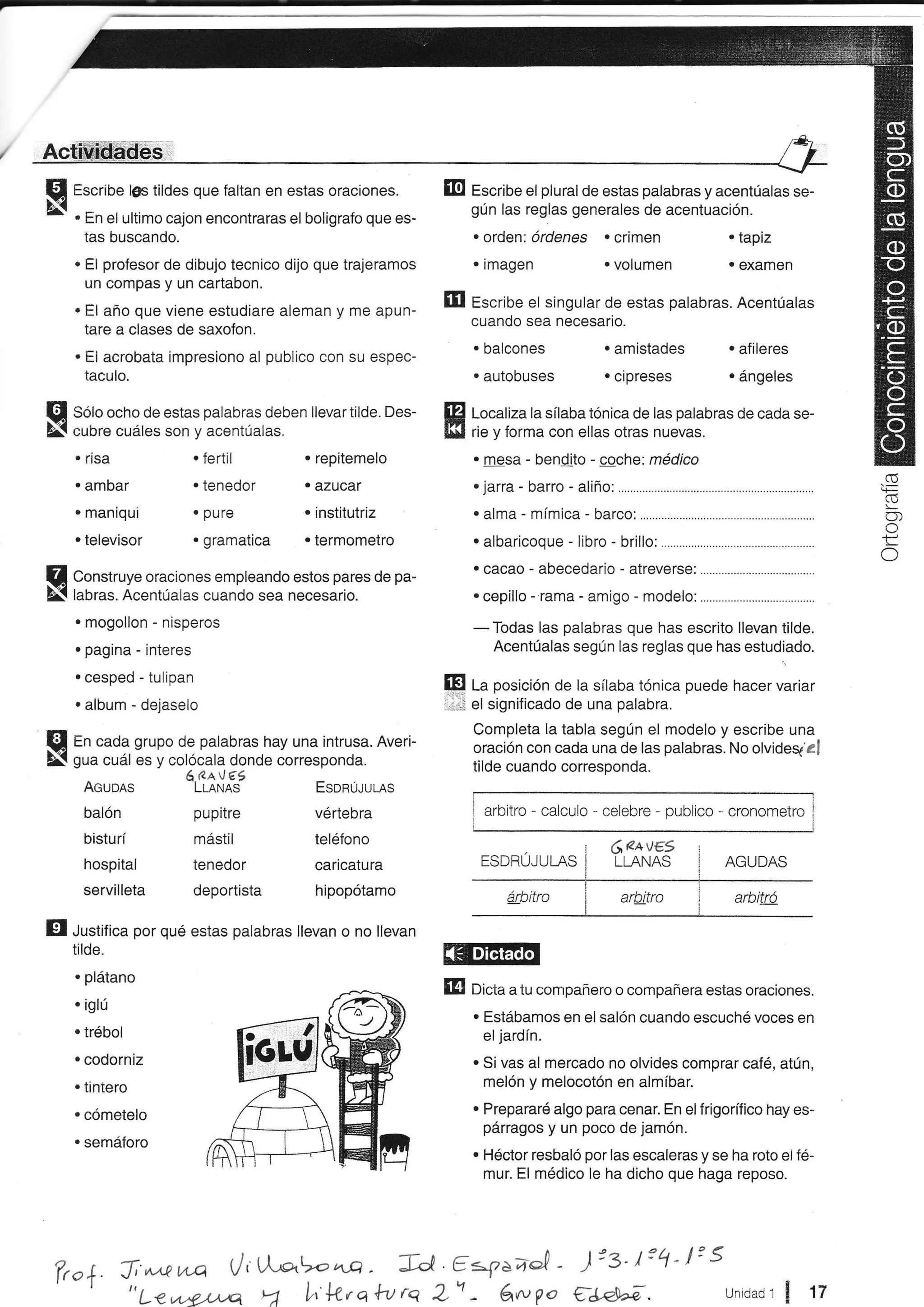 Reglas de acentuación | PDF