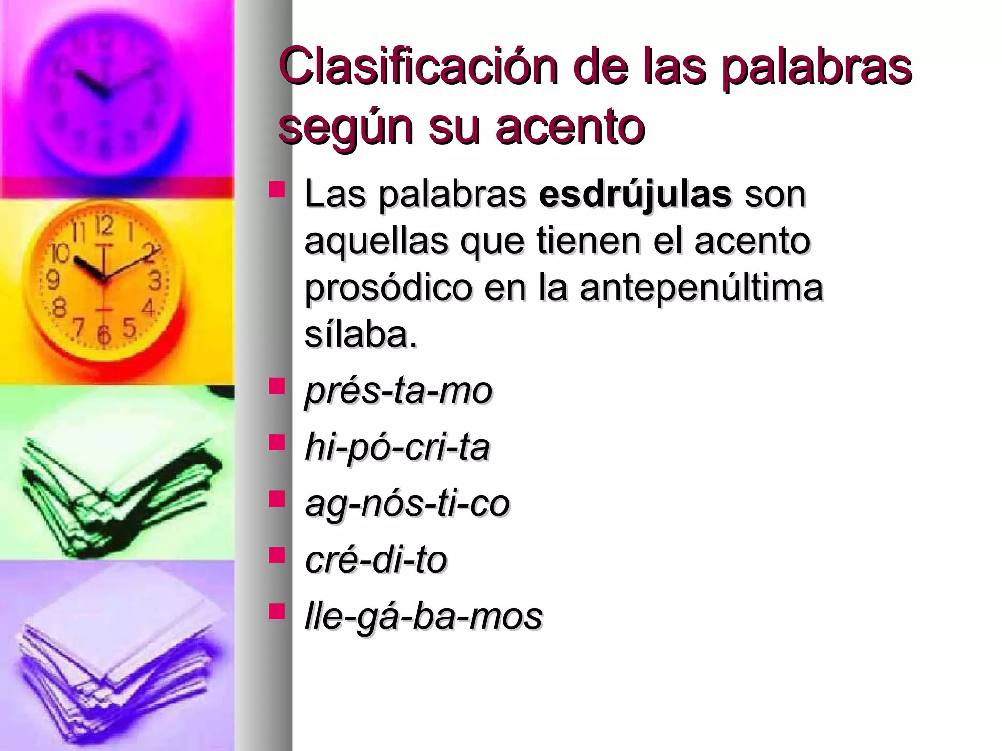 Reglas de acentuacion en power point | PPT