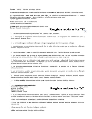 REGLAS DE GRAFÍAS | DOCX