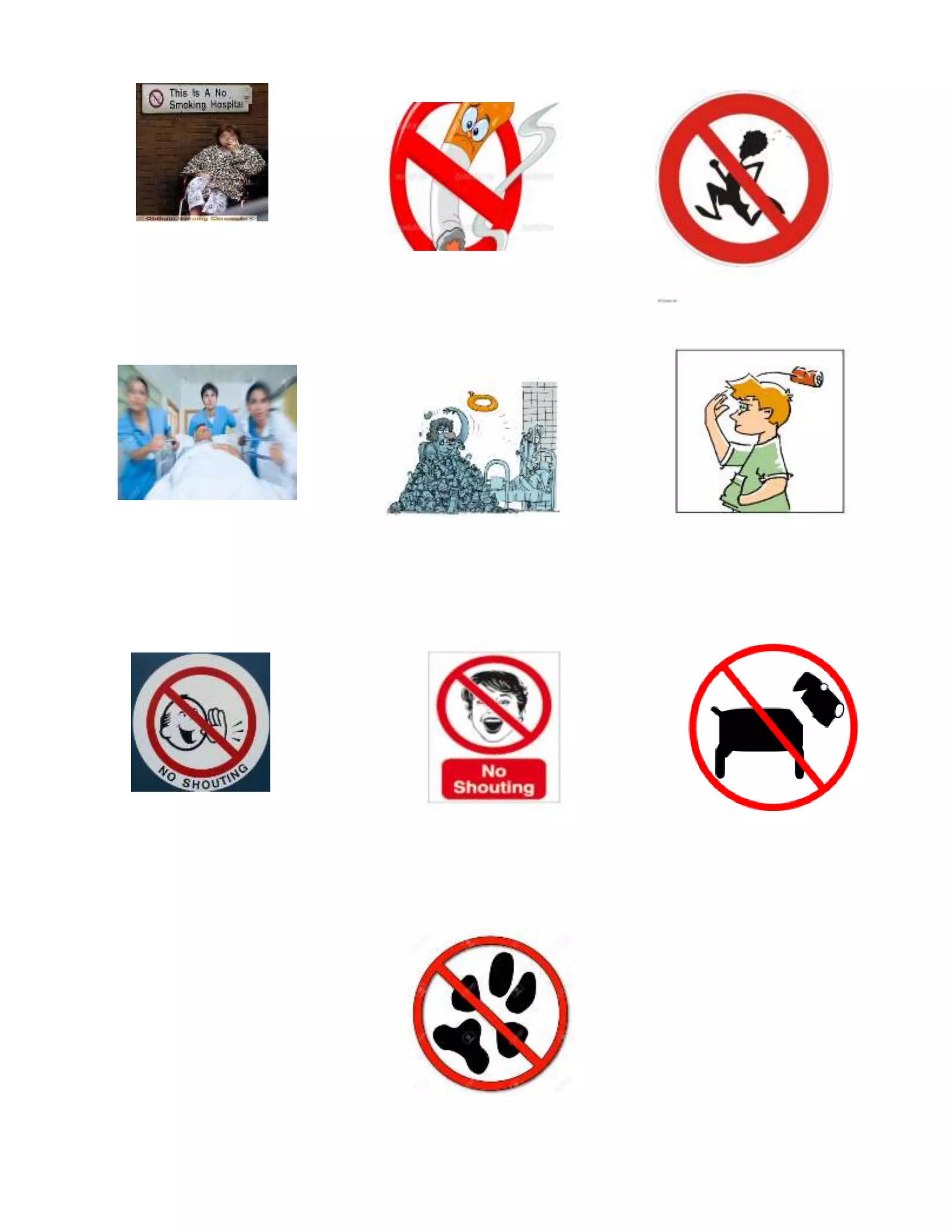 Reglas de hospital | DOCX | Eldercare | Family and Relationships