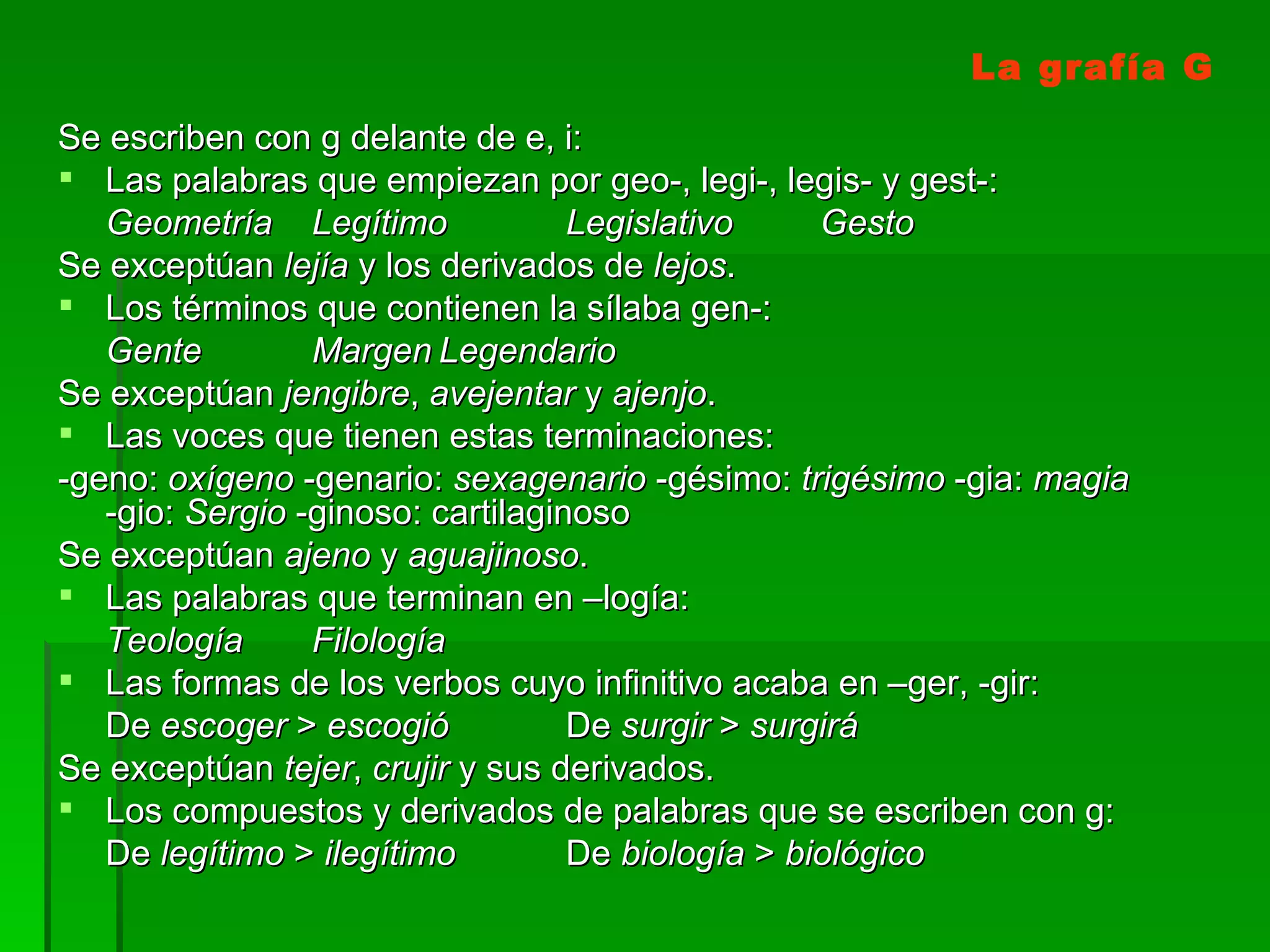 Ortografía básica | PPT