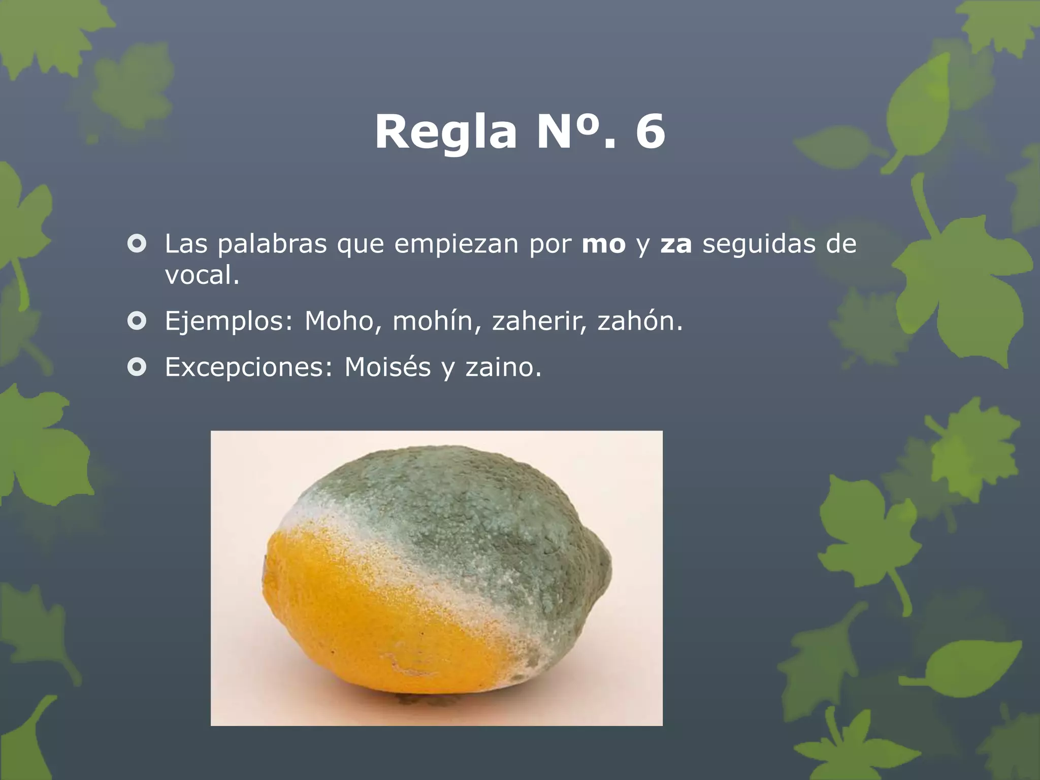 Reglas del uso de la h y de | PPT