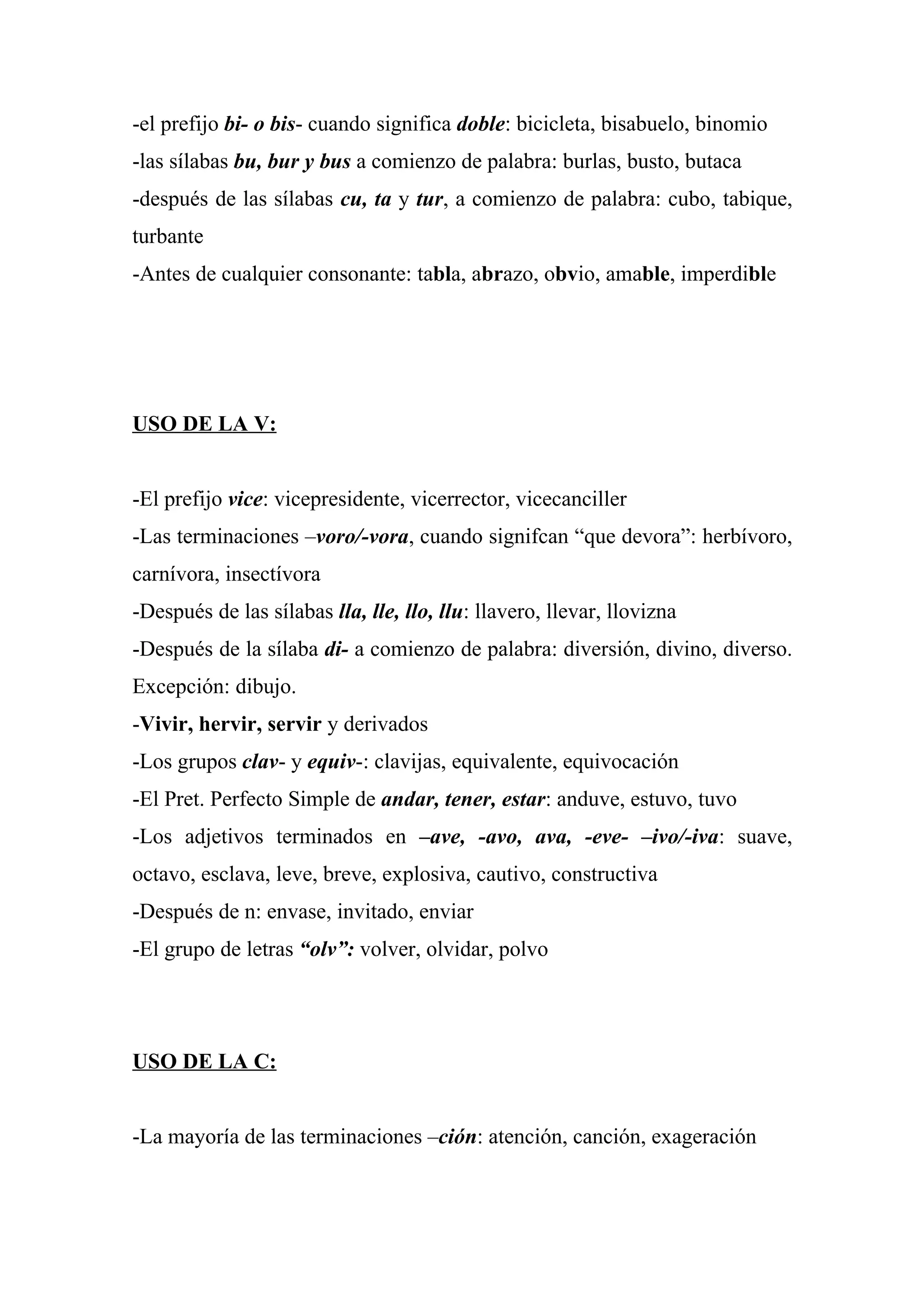Reglas De Ortografía Pdf