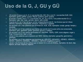 Reglas de ortografía | PPTX