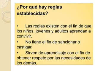 Reglas en la biblioteca | PPTX