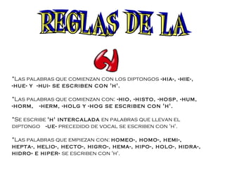 Reglas ortograficas | PPT
