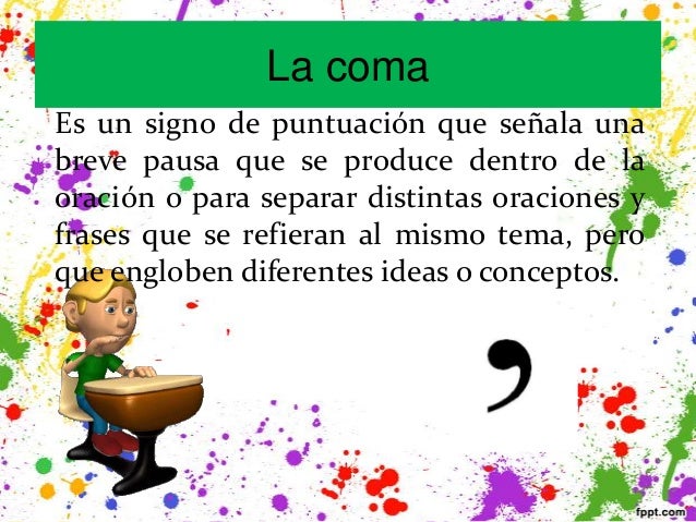 Reglas para el uso de la coma,punto y coma y la mayúscula.