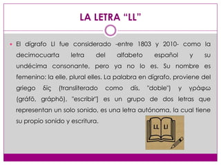 Reglas para y y ll 2222222222[1] | PPT