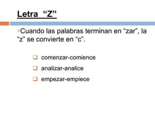 Reglas x, y & z reglas generales final | PPSX