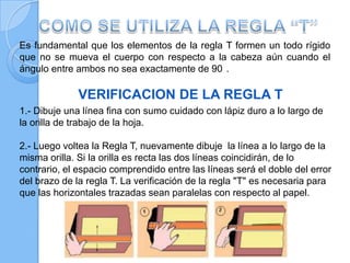 Regla "T" | PPTX