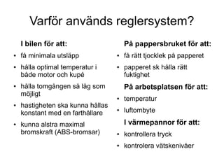 Reglerteknik 1 | PPT
