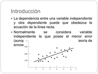 3- Regresiones lineales (para Matemáticas de Bioquímica) | PPTX