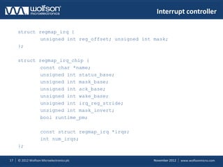 regmap: The power of subsystems and abstractions | PPT