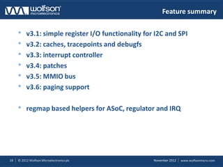 regmap: The power of subsystems and abstractions | PPT