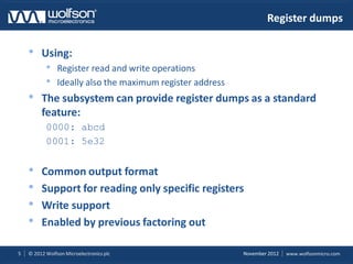 regmap: The power of subsystems and abstractions | PPT
