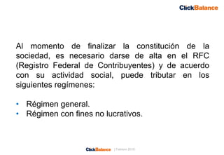Regímenes fiscales para personas morales | PDF