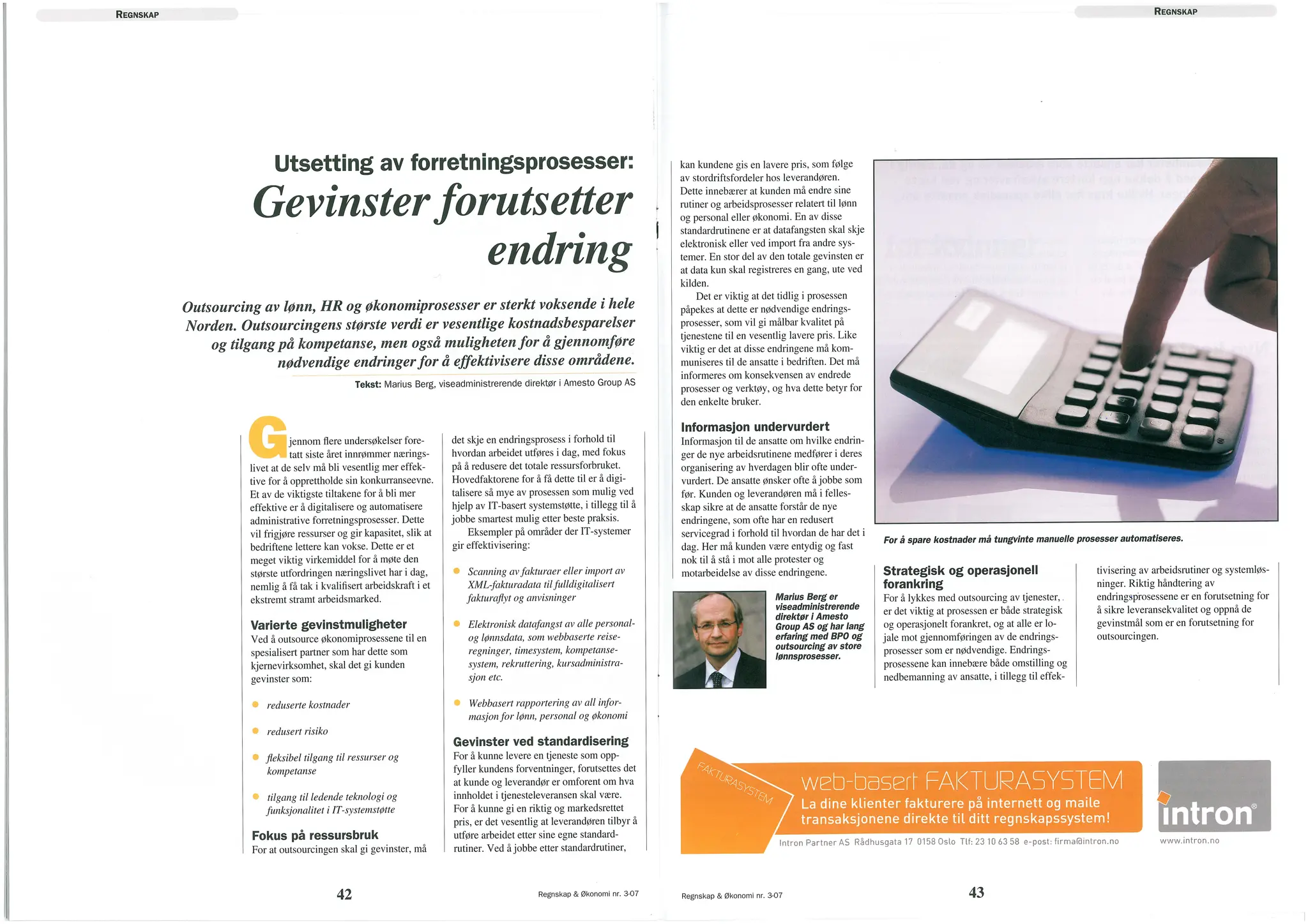 Regnskap og Økonomi Nr. 3 2007 | PDF