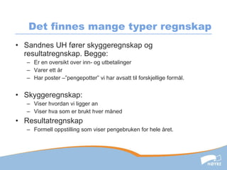 Regnskap | PPT